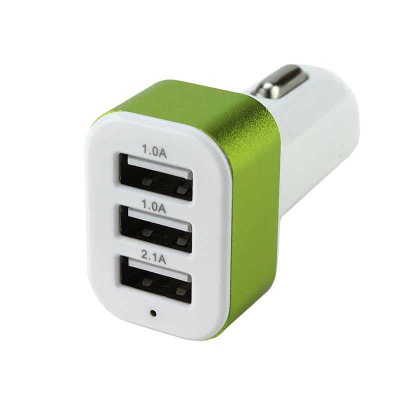 Adaptor bricheta auto, 3 porturi USB, tensiune 12-24V, Nokoko