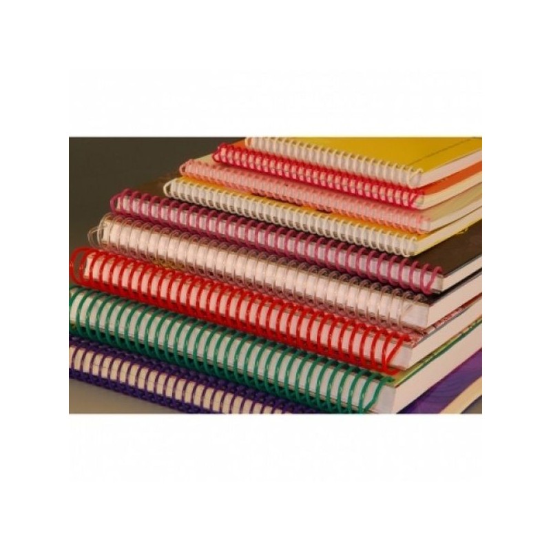 Spirala continua din plastic, format A4, pas 3:1, set 100 bucati