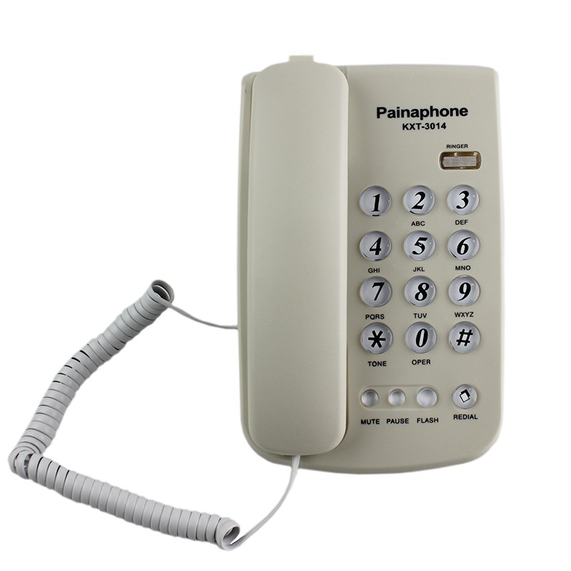 Telefon fix cu fir, functie mute, pause, reapelare, flash, 16 taste mari