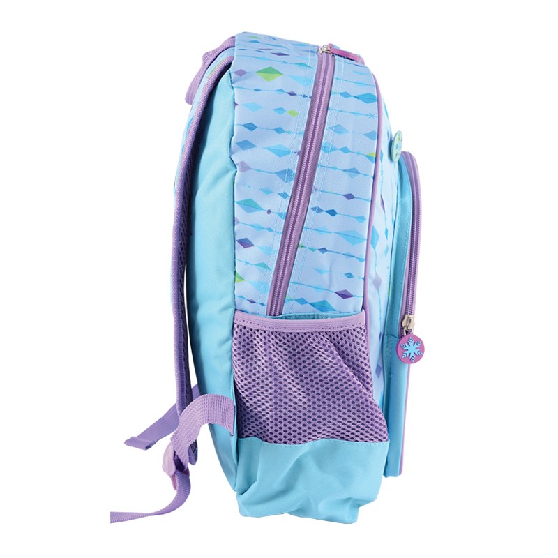 Ghiozdan scolar, imprimeu Frozen, clasa 0, buretat, multicolor