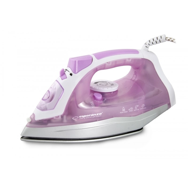 Fier de calcat cu abur, ceramic, autocuratare, pulverizare apa, 2400W