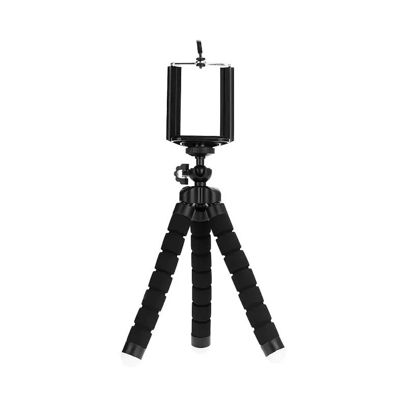 Mini trepied smartphone si camera foto, portabil, 3 brate fixare