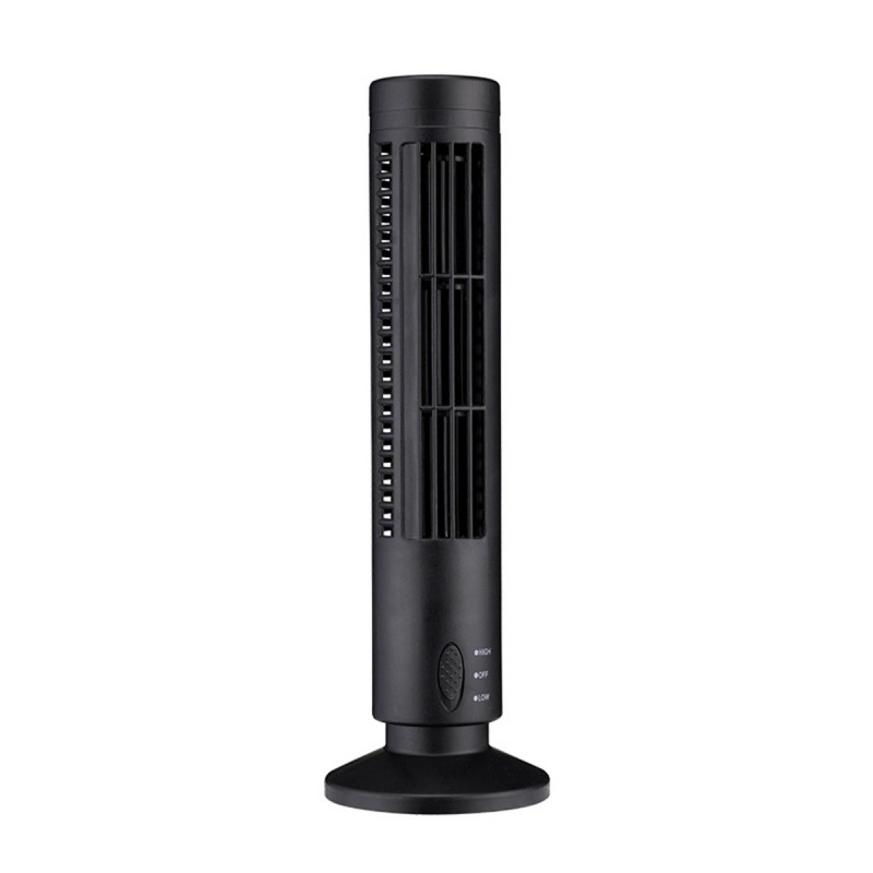 Ventilator de birou, 2.5Wm, alimentare USB, 5V, negru, 33 x 10,5 cm