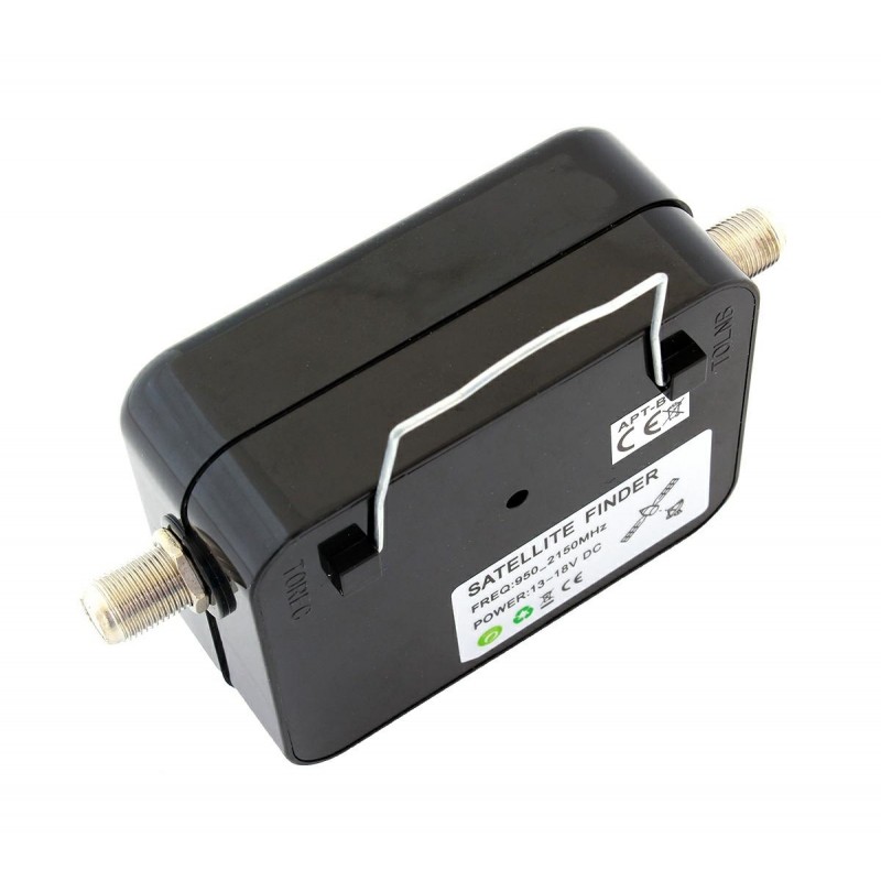 Contor digital semnal satelit, indicator nivel, 13-18V DC, negru