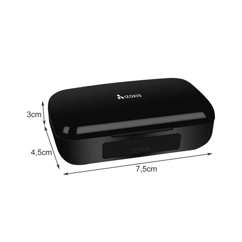 Casti Bluetooth, LCD, raza actiune 10m, cablu USB/microUSB, 2200 mAh