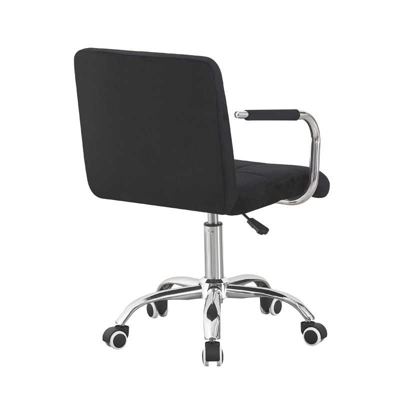 Scaun de conferinta sau birou, ergonomic, velur, reglabil, manere cromate