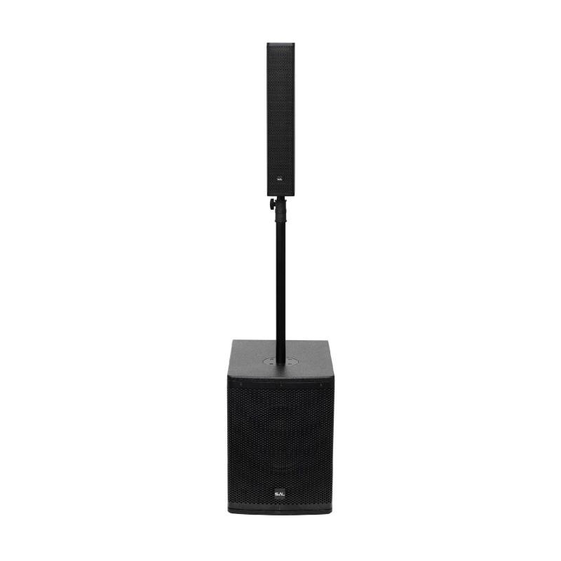 Sistem audio profesional, 800/400 W, woofer 25 cm, 5 difuzoare, 178 cm