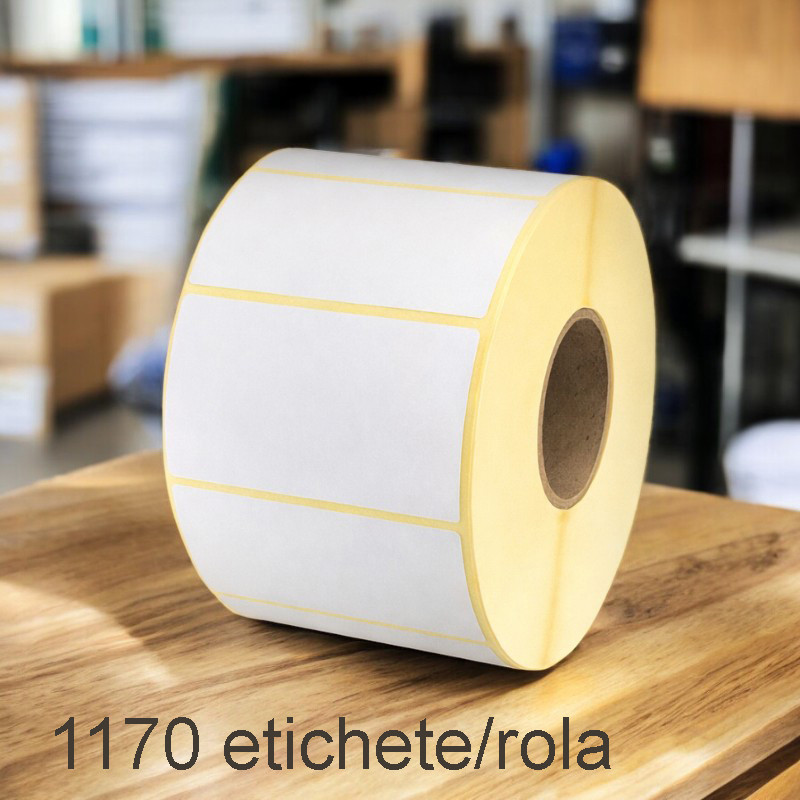 Rola 1170 etichete termice autoadezive, 50x32 mm